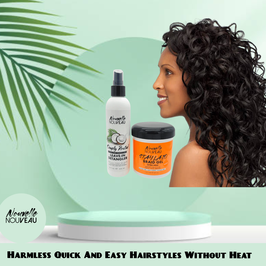 Easy Tips For Hair Styling Without Heat Styling Tools – NVNV Beauty